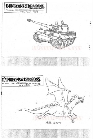 Dungeons & Dragons model sheets