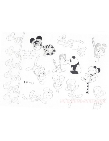 Panda Kopanda Model Sheets
