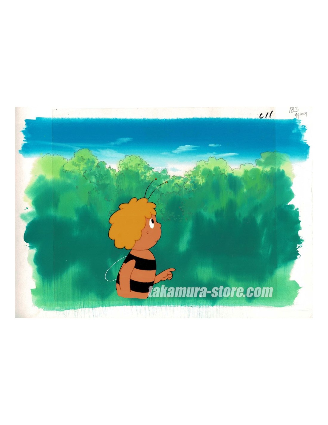 Maya the bee anime cel