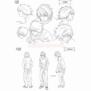 Death Note Characters Model Sheets