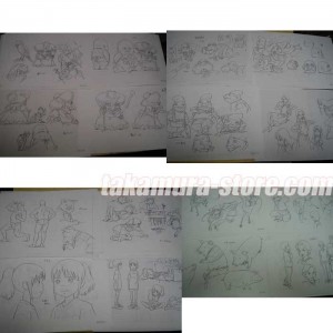 Spirited Away/Sento Chihiro model sheets Studio Ghibli