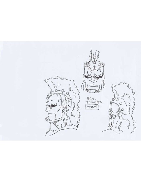 Ken Le Survivant Model Sheets